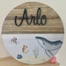 Whale Name Plaque/ Under the Sea / Sea Creatures/ Bedroom Sign/ Nursery ...