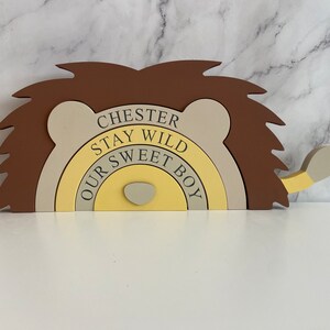 Freestanding Lion Stacking Rainbow/ Stacking Rainbow / Nursery Decor ...