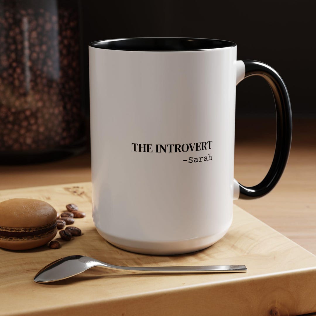 Matching Couple Mugs | Opposites Attract Funny Gift Set | Introvert ...