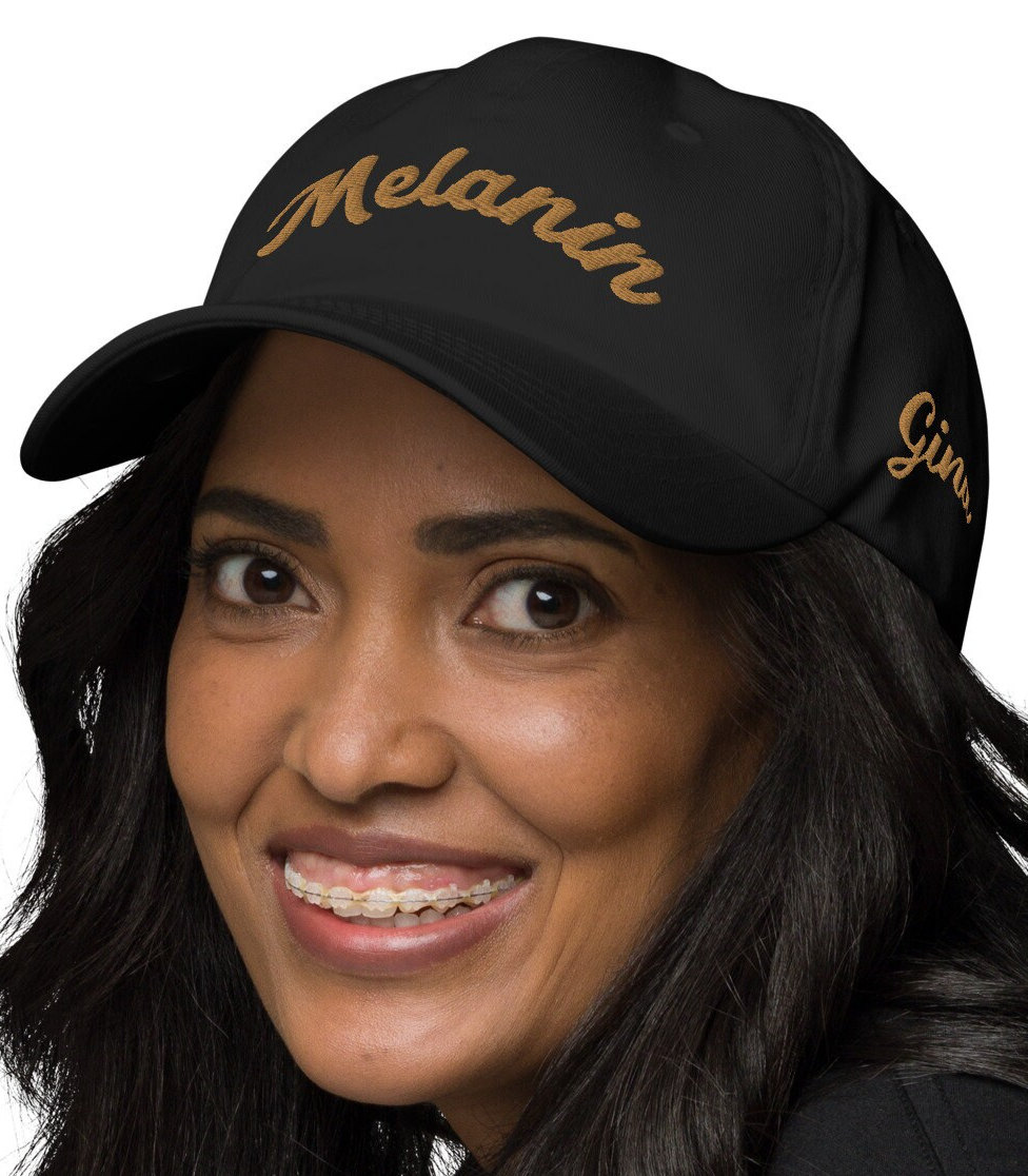 Melanin Hat for Black Women Hat for Black Girl Gift for Her Afro Woman ...