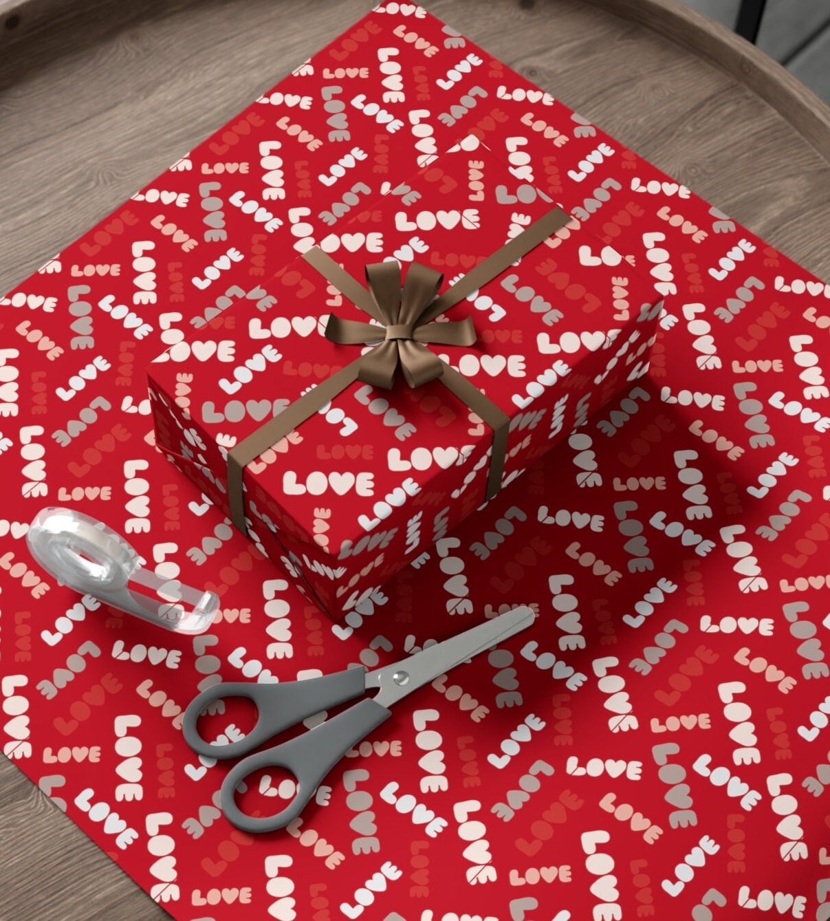 Wrapping Paper Personalized Wrapping Paper, Valentine's Gift Wrap sold ...