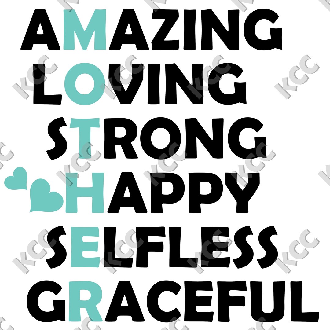 Mother Svg | Mother Characteristics Svg | Cute Svg | Mom Svg | SVG PNG ...