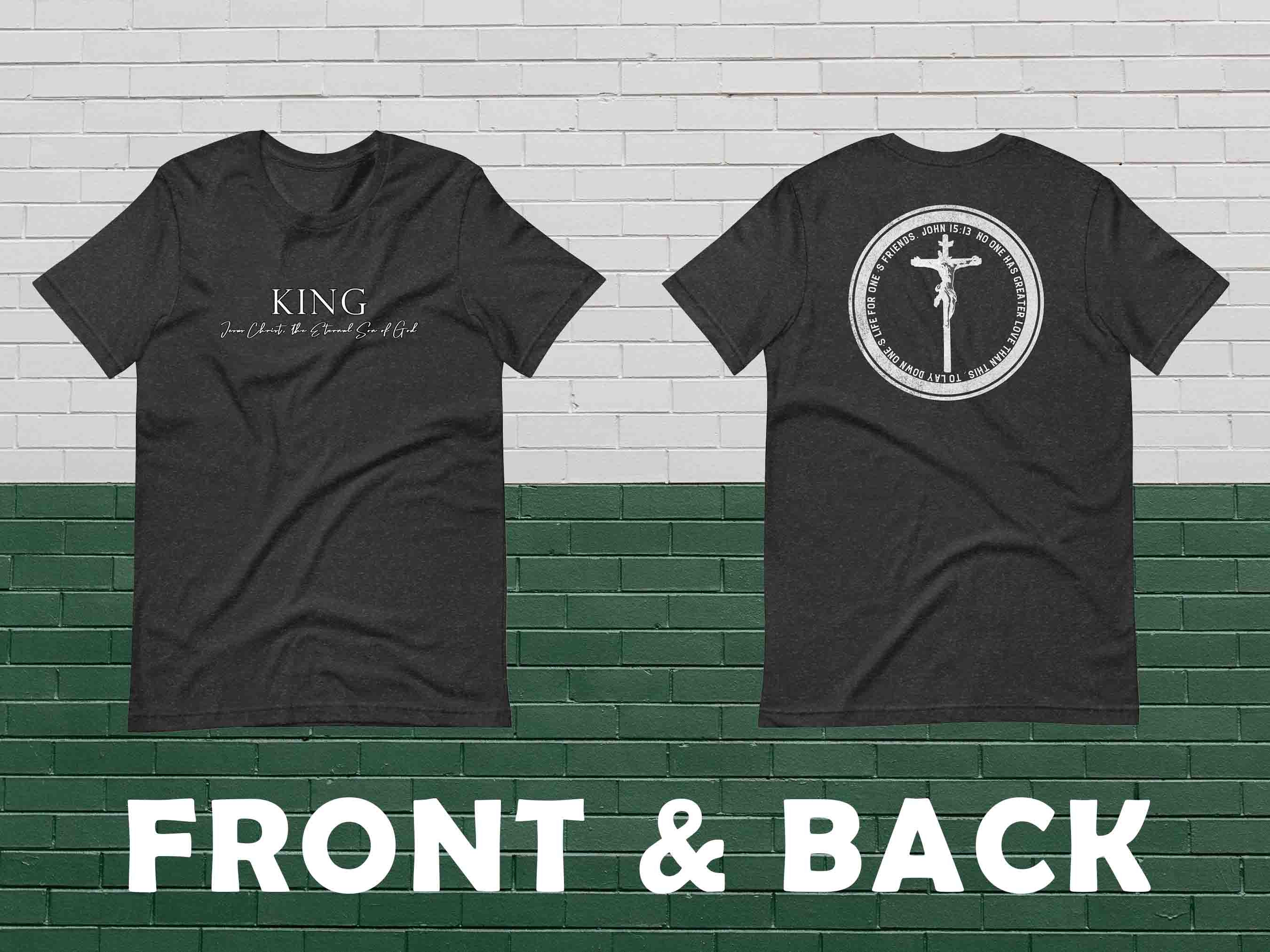 Christ King T-shirt, Bible Verse Shirt, Religious T-shirt, Jesus Christ ...
