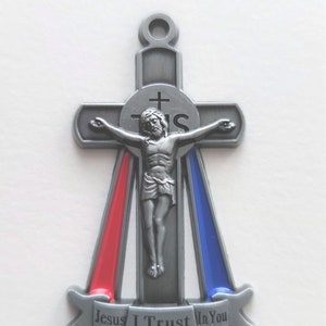 Divine Mercy Crucifix, Jesus Christ on the Cross, Catholic Religious ...