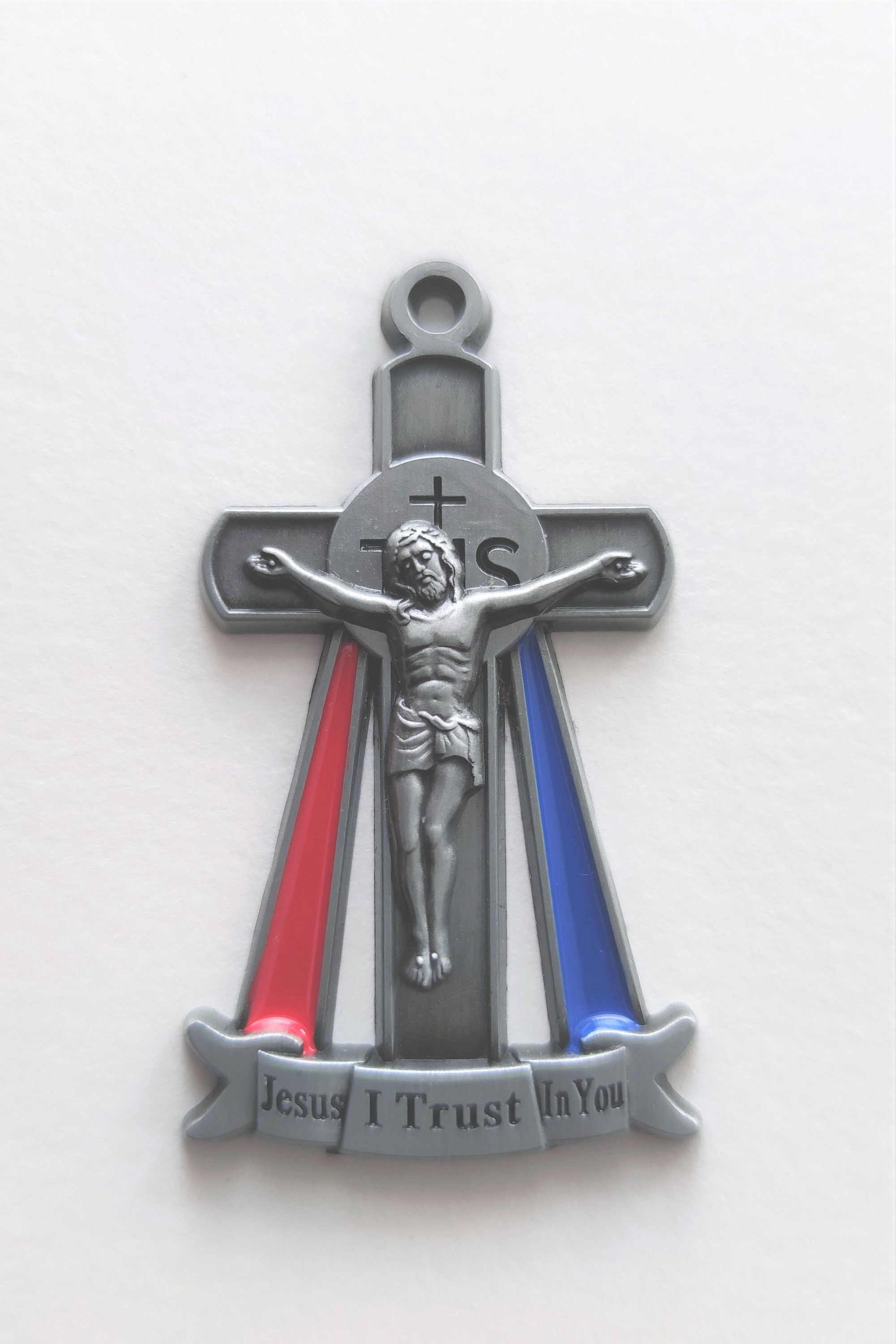 Divine Mercy Crucifix, Jesus Christ on the Cross, Catholic Religious ...