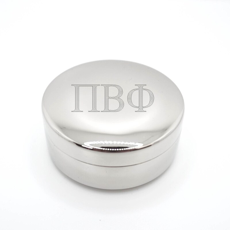 Silver Greek Pin Box - Etsy