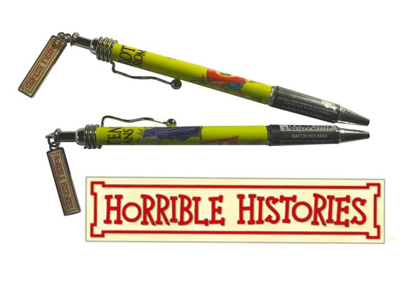 10 X Horrible Histories Rotten Romans Ballpoint Pens. End of | Etsy UK