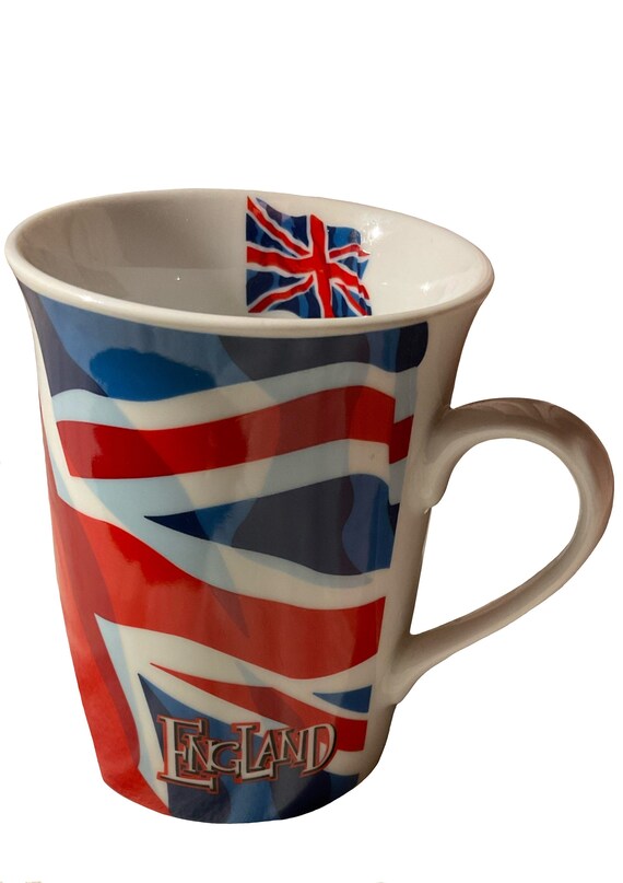 Wavy Union Jack Mug - Etsy
