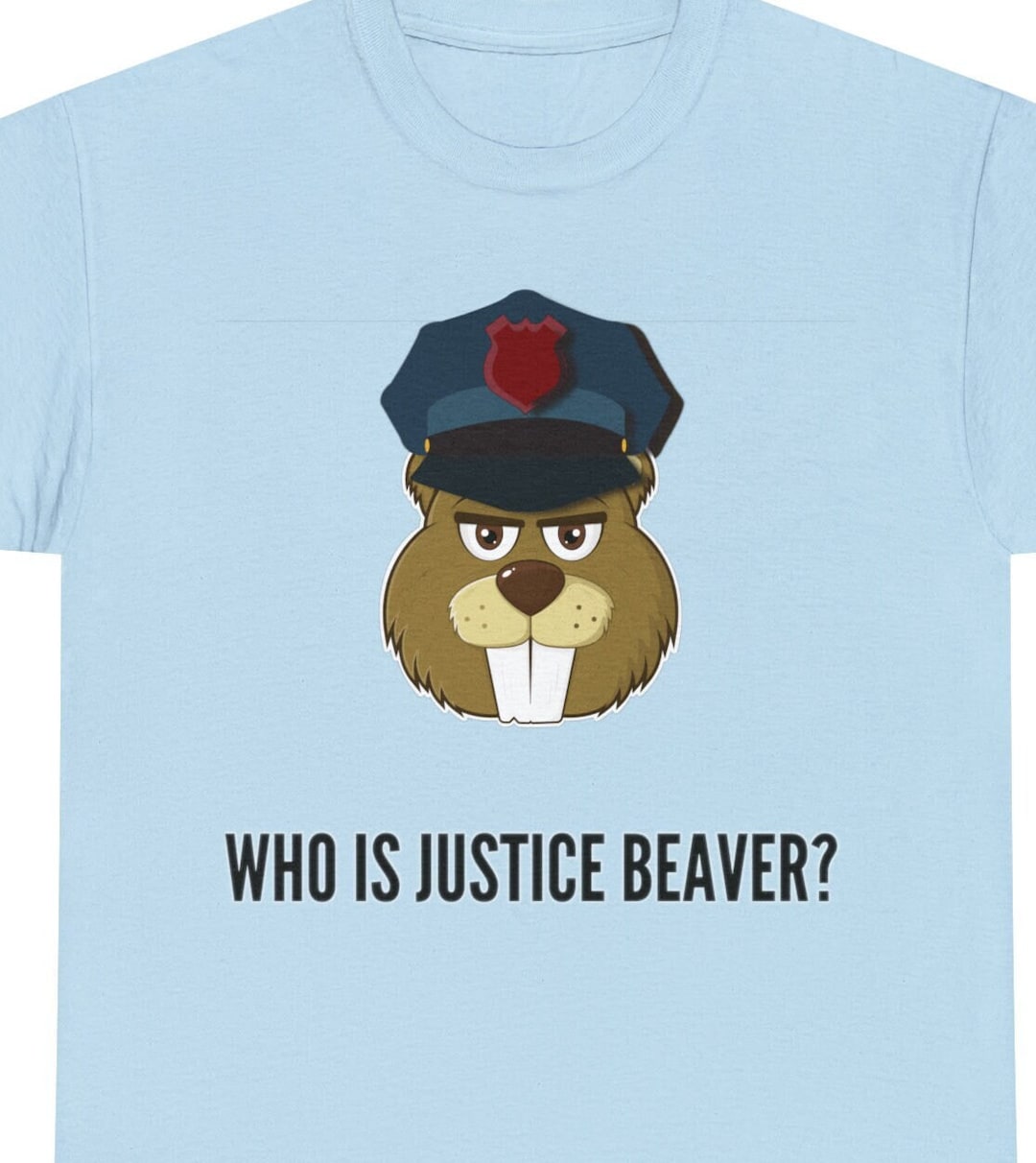 Who is Justice Beaver Unisex Heavy Cotton Tee - Etsy