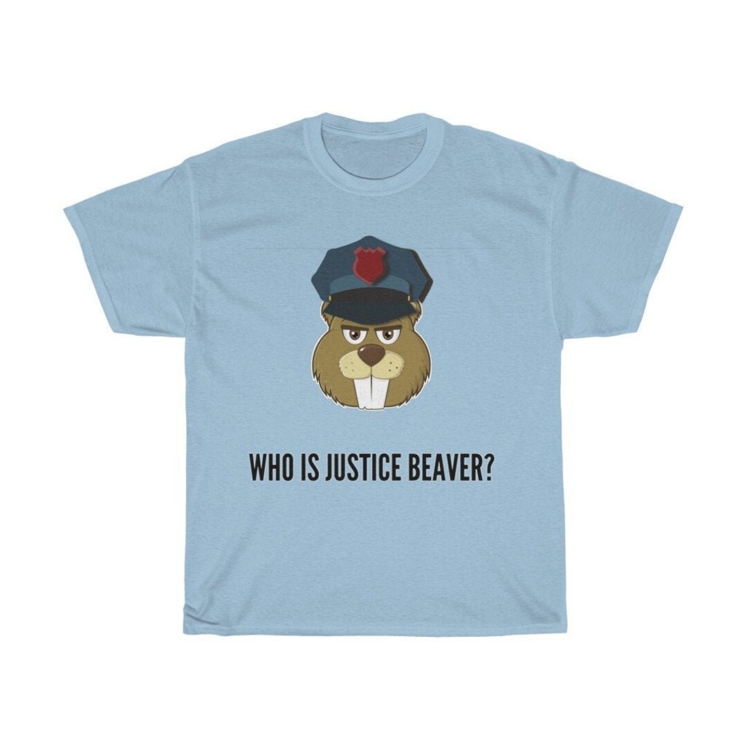 Who is Justice Beaver Unisex Heavy Cotton Tee - Etsy