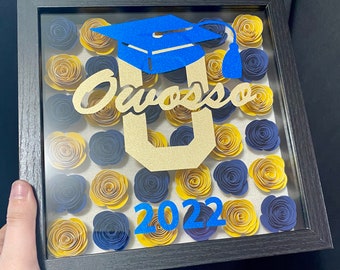 High School Shadow Box - Etsy