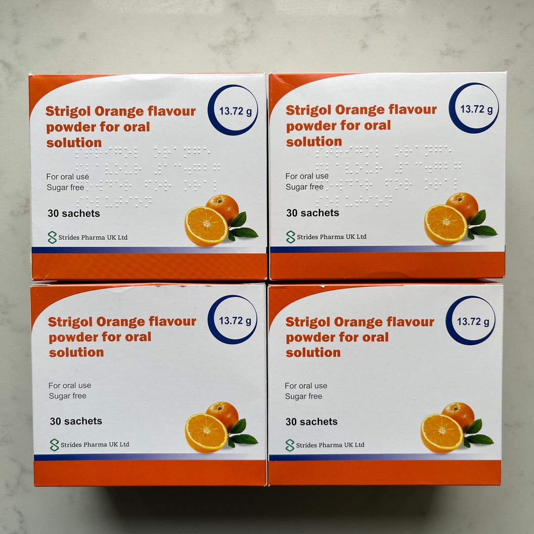 Strigol Macrogol Movicol Orange Flavour Powder Oral Solution 13.72g Osmotic Laxative X 4 Boxes ...