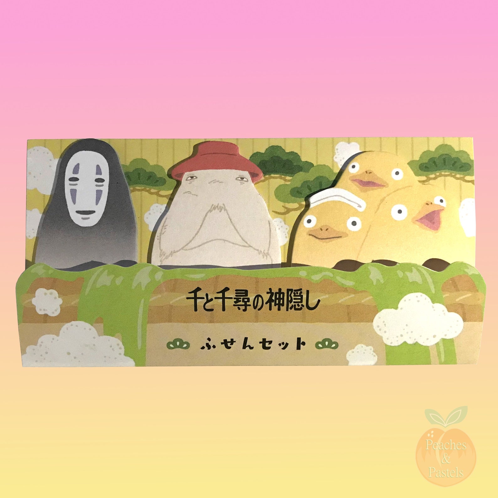 Studio Ghibli Sticky Notes Memo Pad | Etsy