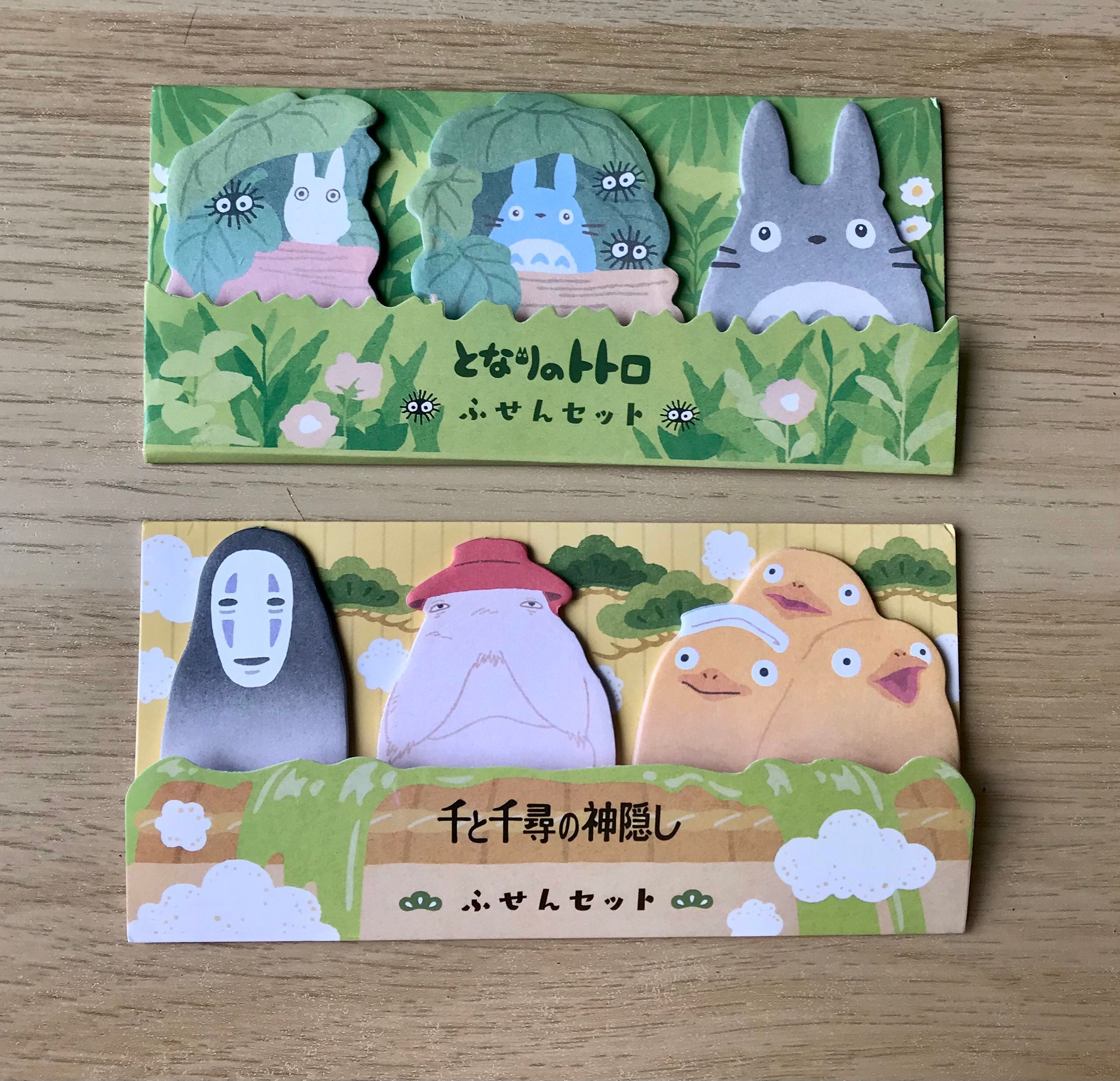 Studio Ghibli Sticky Notes Memo Pad - Etsy UK