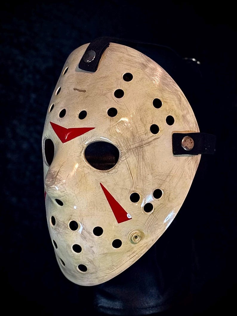 Friday the 13th Part 3 Replica Mask Jason Voorhees Light Weathering - Etsy