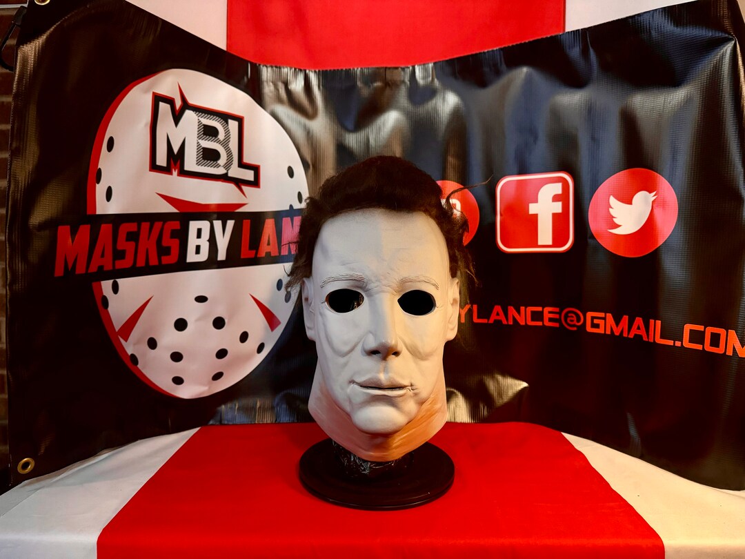 Halloween Michael Myers Life-size Mask Bust 1 Resin Clayinthecarpet ...