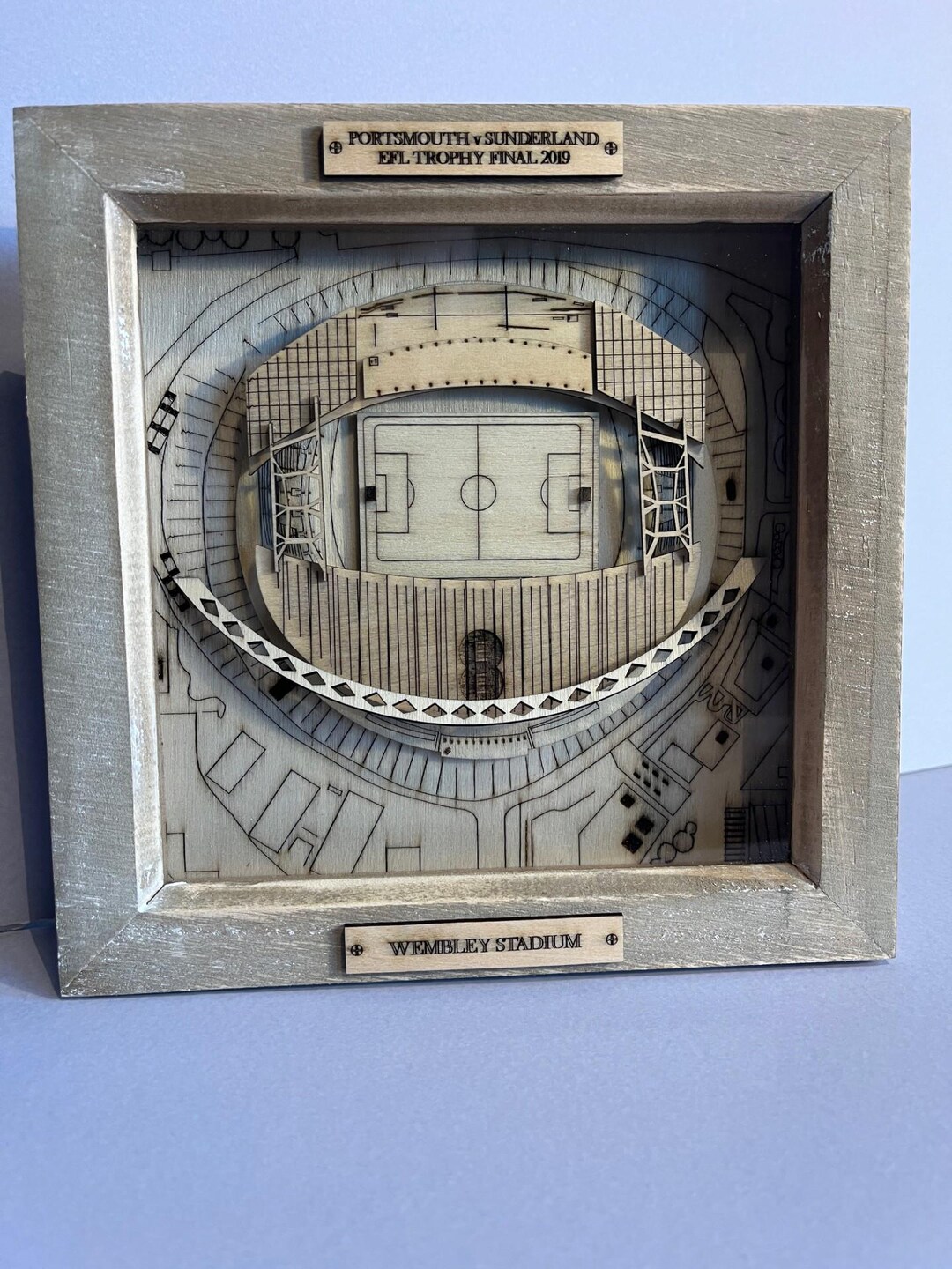 Wembley Stadium, Wooden Laser Cut Stadium - Etsy