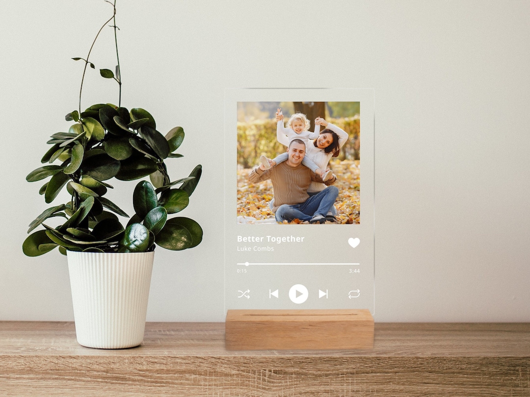 Music Plaque Song Acrylic Plaque. Song Plaque Custom, Music Plaque ...