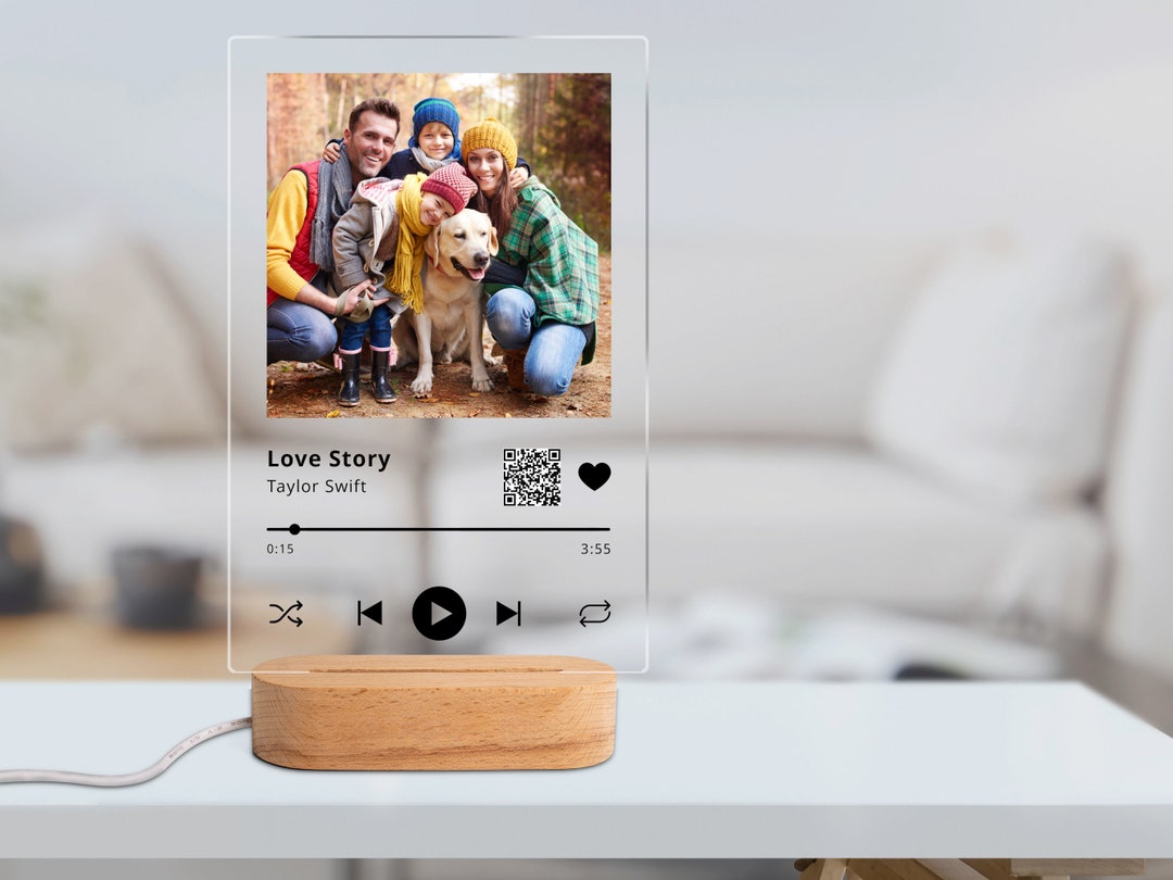 Personalized Music Plaque With Custom Song and Photo Unique Musical ...