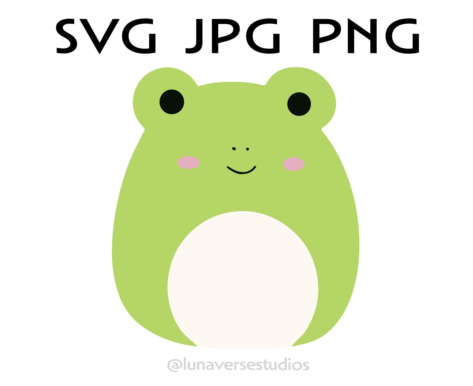 Frog Squishmallow Vector Graphics for Cricut Wendy - Etsy