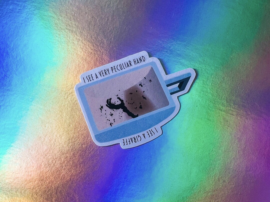 Coraline Sticker Spink & Forcible Tea Leaves Reading - Etsy