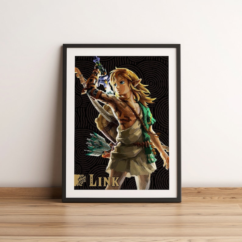 The Legend of Zelda Tears of the Kingdom Posters, Zelda Posters, BOTW ...