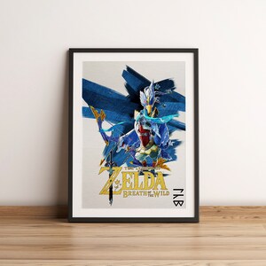 The Legend of Zelda the Breath of the Wild Posters, Zelda Posters, BOTW ...