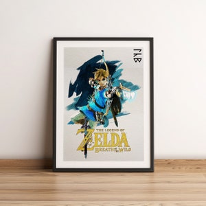 The Legend of Zelda the Breath of the Wild Posters, Zelda Posters, BOTW ...