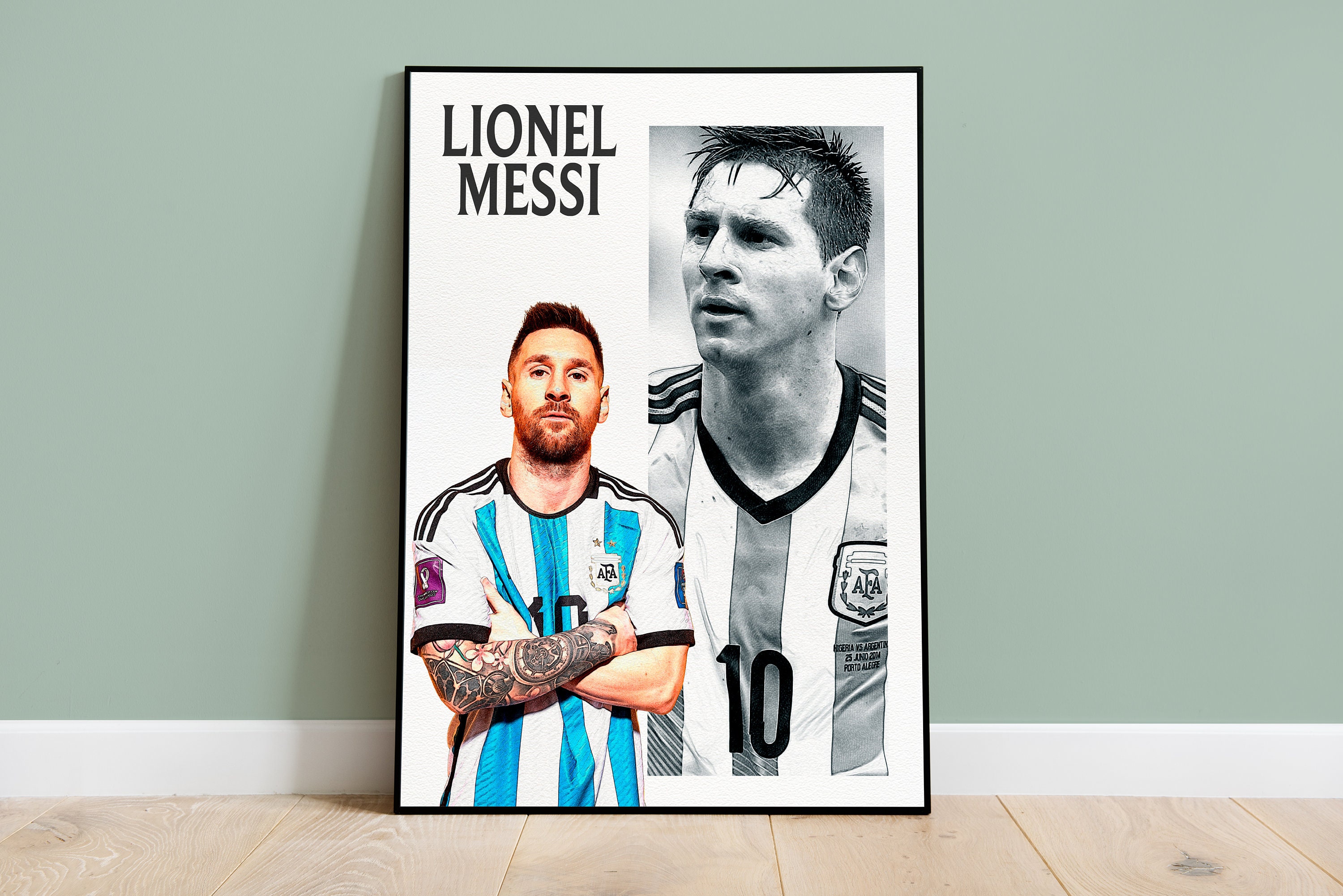 Messi Posters, Leo Messi Posters, Digital Download, 2 Printable Files ...