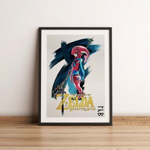 The Legend of Zelda the Breath of the Wild Posters, Zelda Posters, BOTW ...