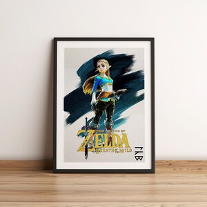 The Legend of Zelda the Breath of the Wild Posters, Zelda Posters, BOTW ...