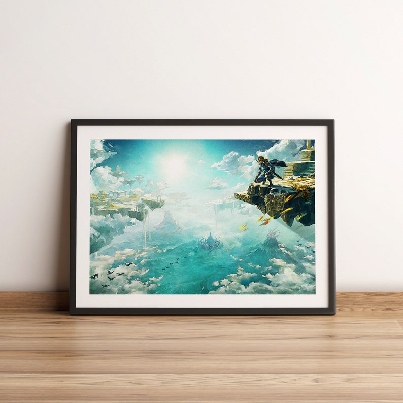 The Legend of Zelda Tears of the Kingdom Posters, Zelda Posters, BOTW ...