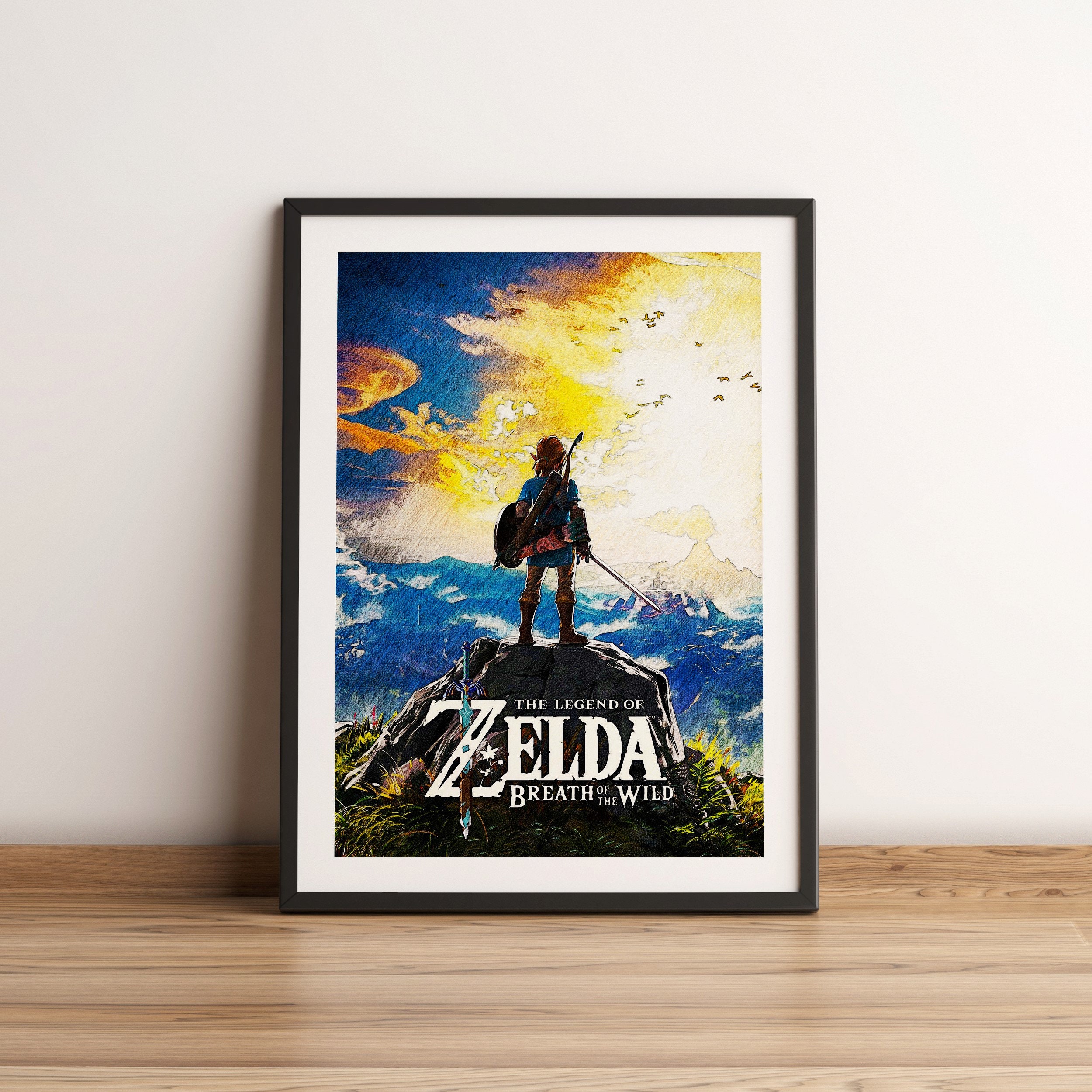 The Legend of Zelda: Breath of the Wild Posters Zelda BOTW - Etsy España
