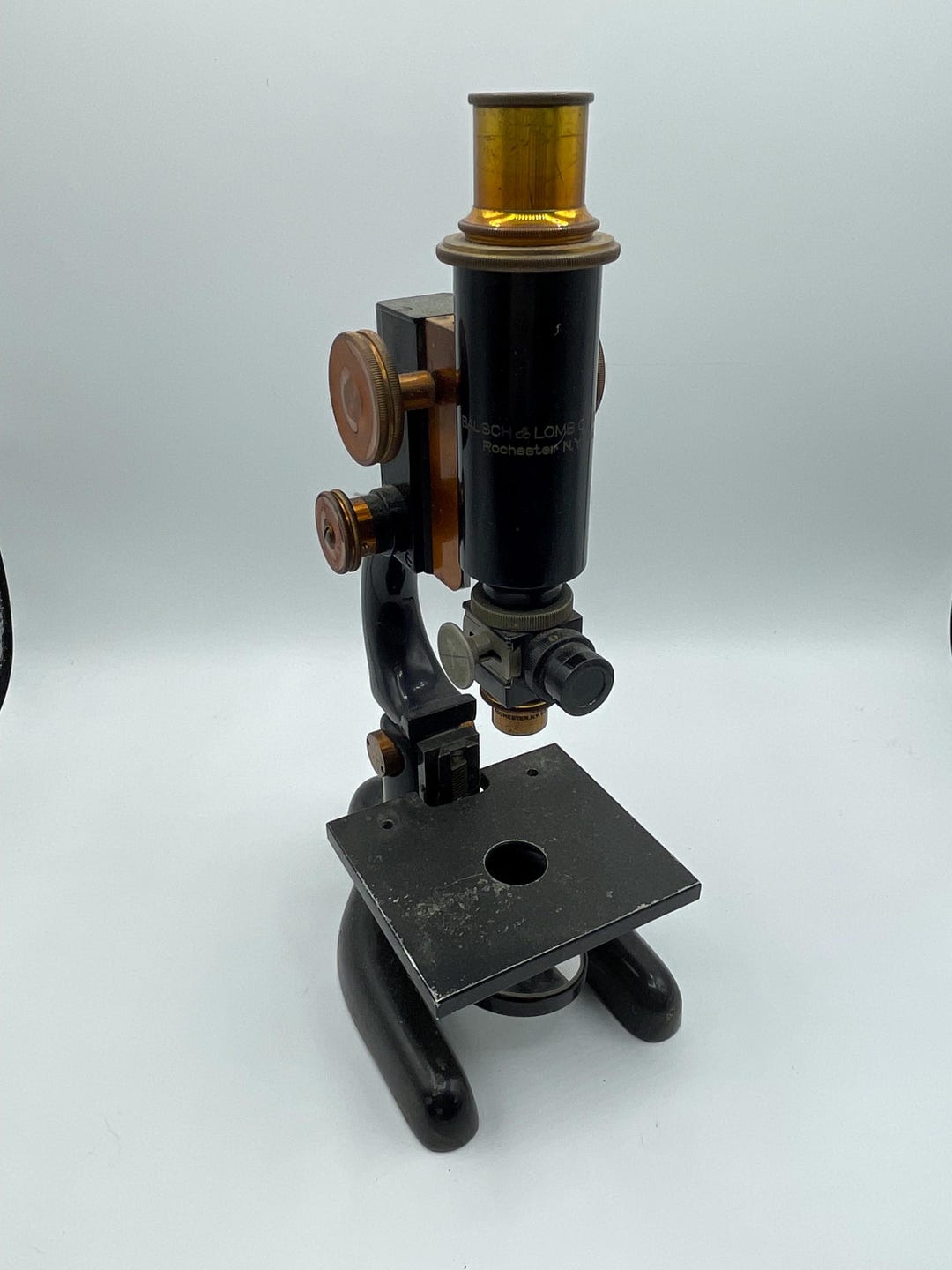 Vintage Bausch & Lomb Microscope Patent Date 1915 Objectives - Etsy