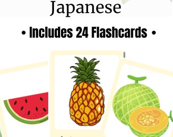 Japanese Flashcards Kids - Etsy