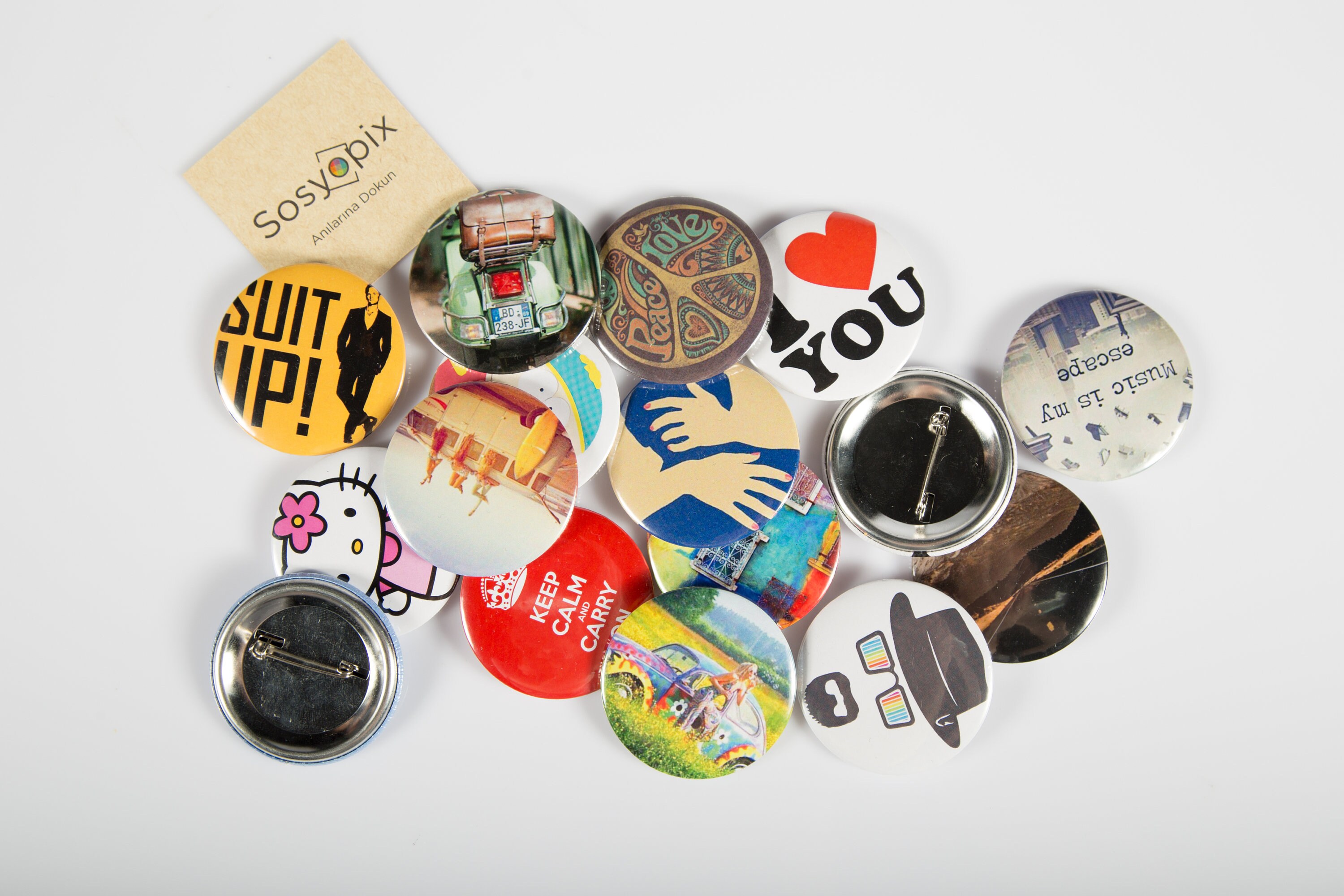 Custom Button Gift for Her Personalized Buttons as Best | Etsy