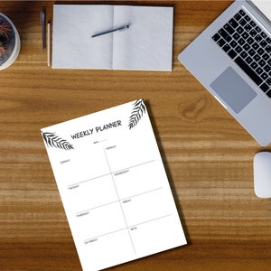 Daily Weekly Planner Printable - Etsy