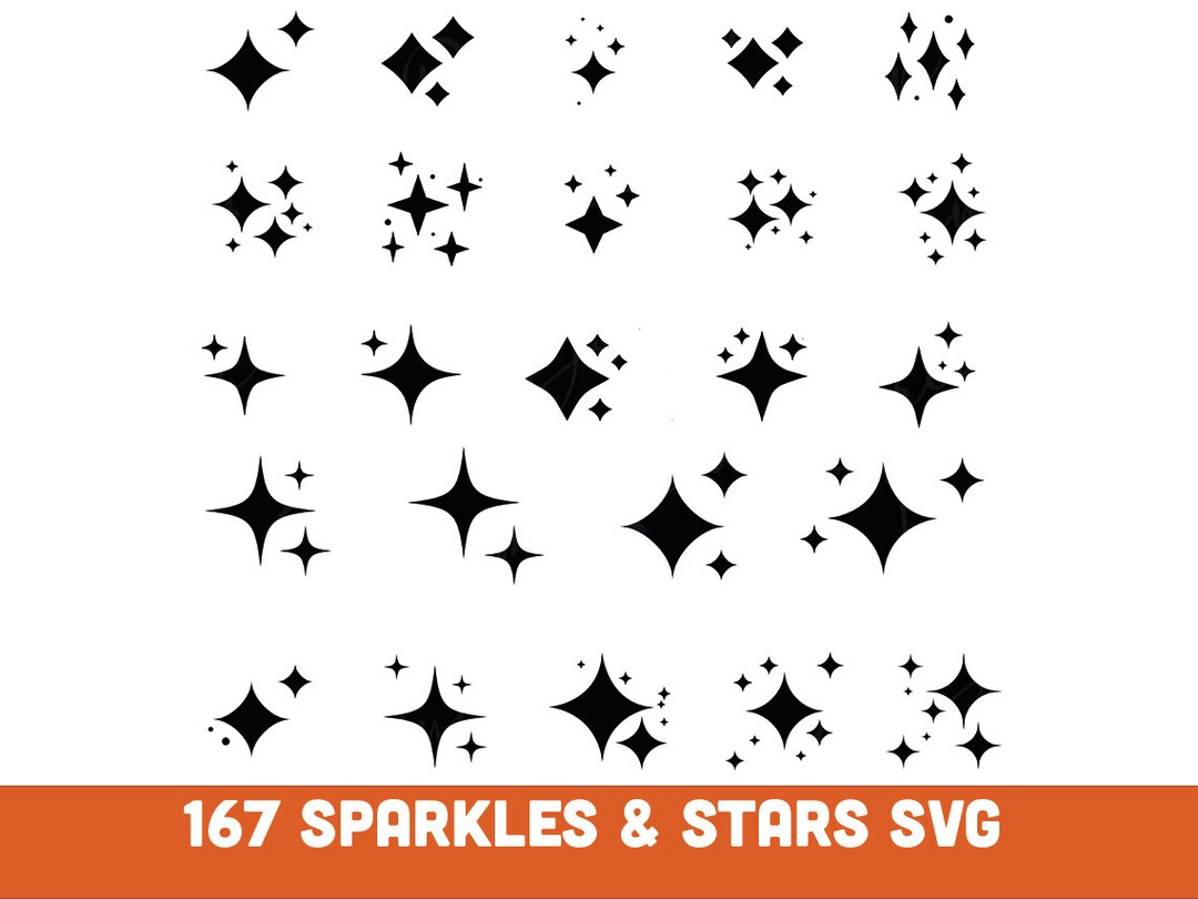 Sparkles Bundle Svg, Sparkle Svg, Stars Svg, Sparkle Cut File, Galaxy Svg, Sparkle Clipart ...