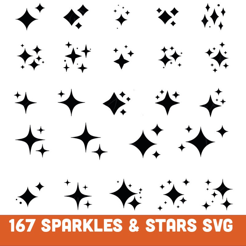 Sparkles Svg - Etsy