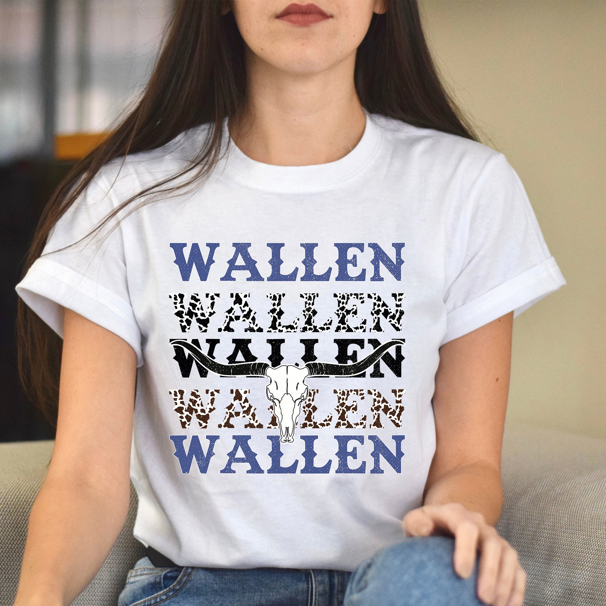 Wallen Bull Skull Png, Vintage Wallen Bull Skull PNG, Wallen Png ...