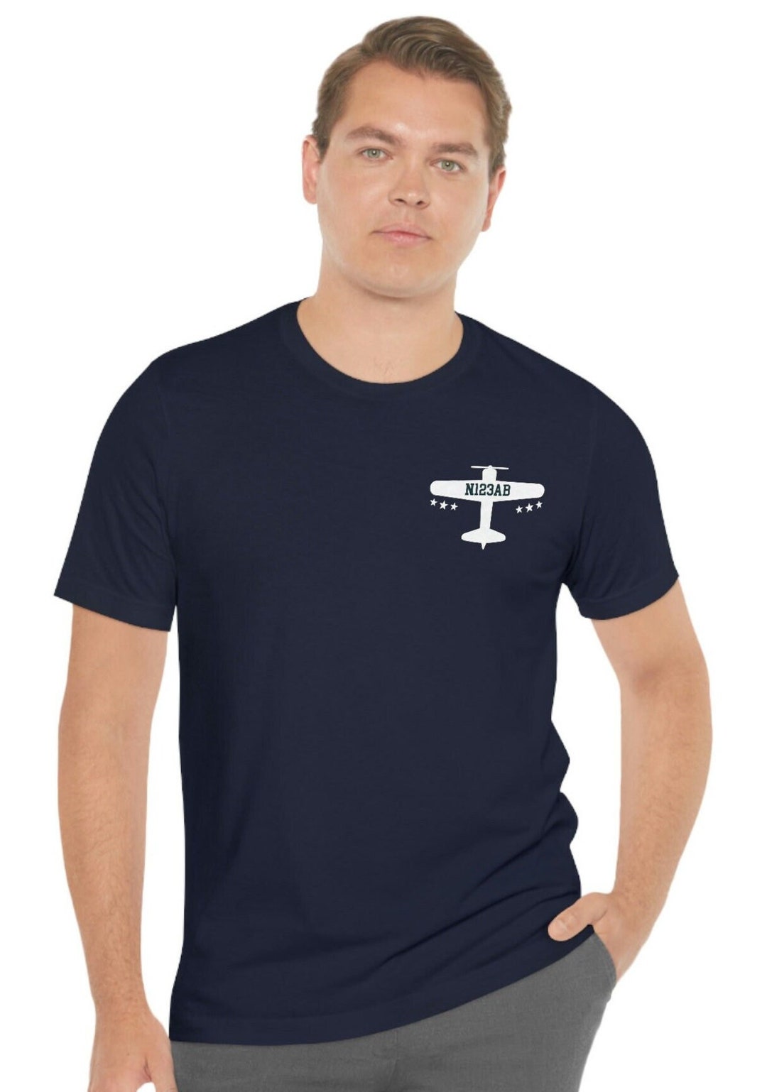 Cessna Airplane Shirt Cessna N123ab Shirt Cessna Club Pilot Shirt ...
