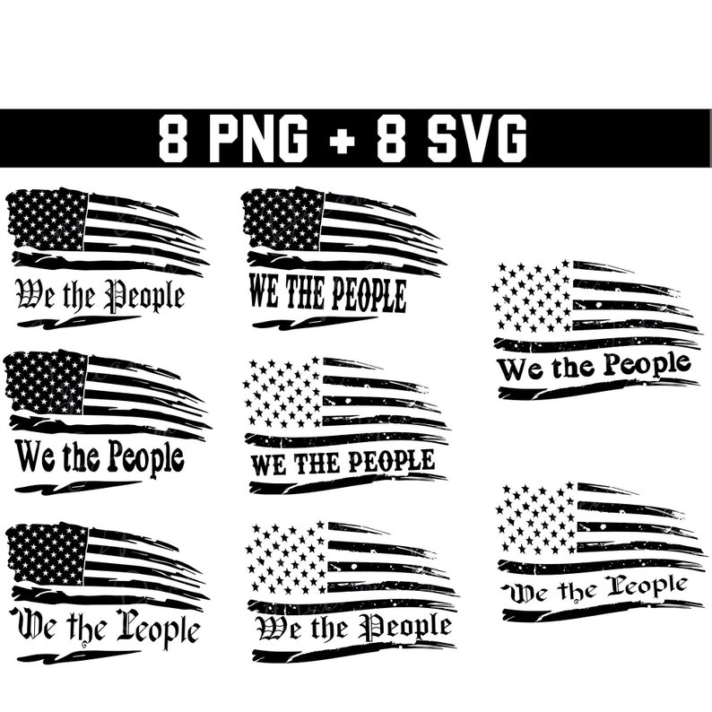 We the People Svg, We the People Png, American Flag Svg, Patriotic Svg ...