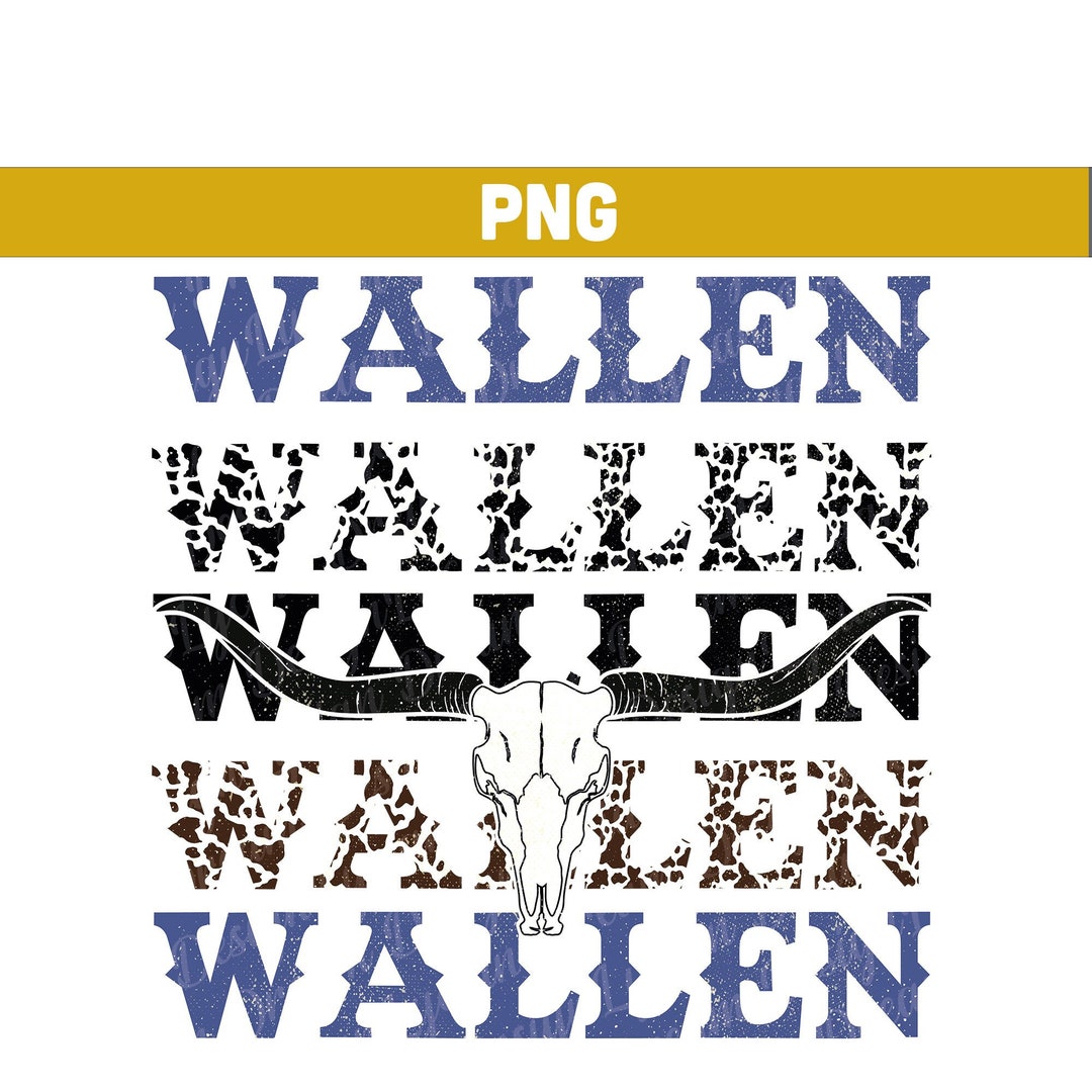 Wallen Bull Skull Png, Vintage Wallen Bull Skull PNG, Wallen Png ...