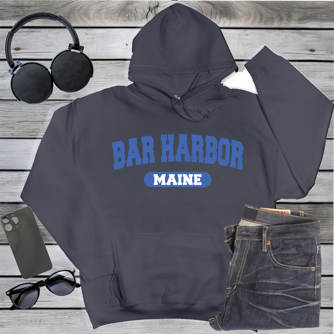 Bar Harbor Maine Hoodie, Bar Harbor Maine Hoodie, Bar Harbor Maine ...