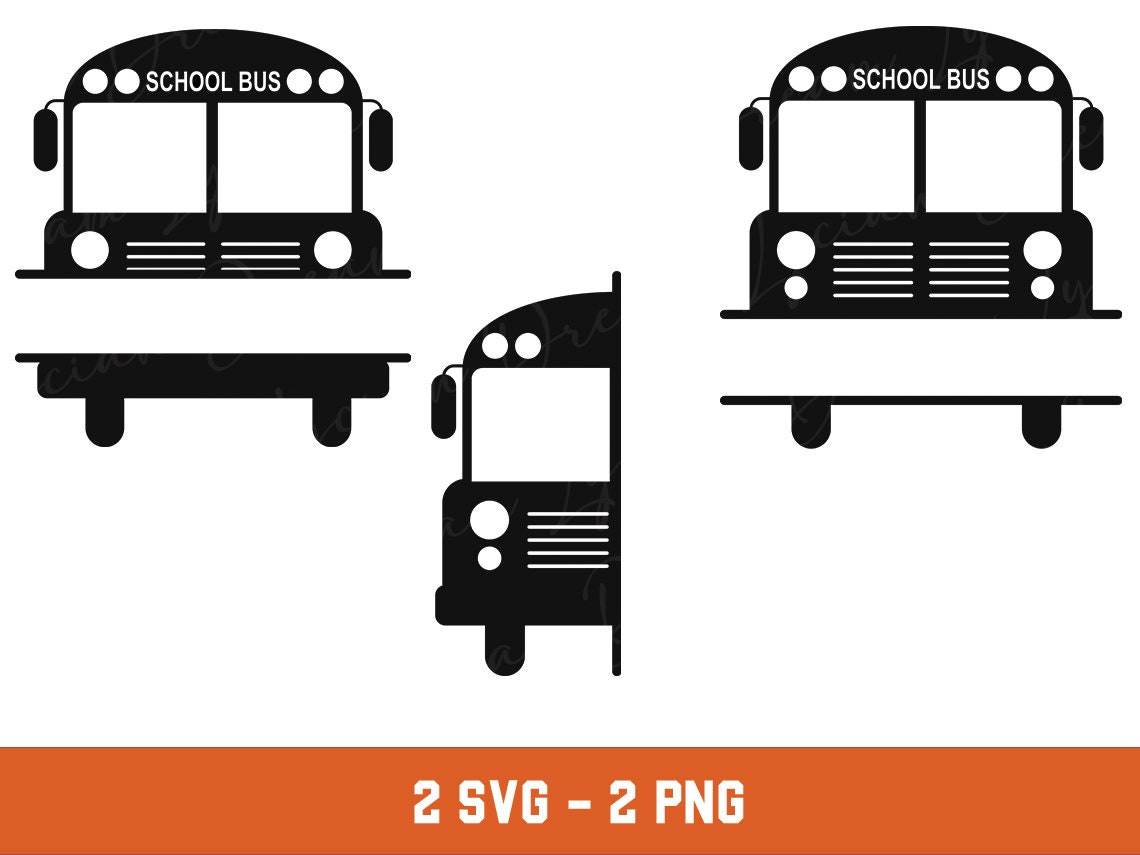 School Bus Svg, School Svg, Back to School Svg, School Bus Monogram Svg ...