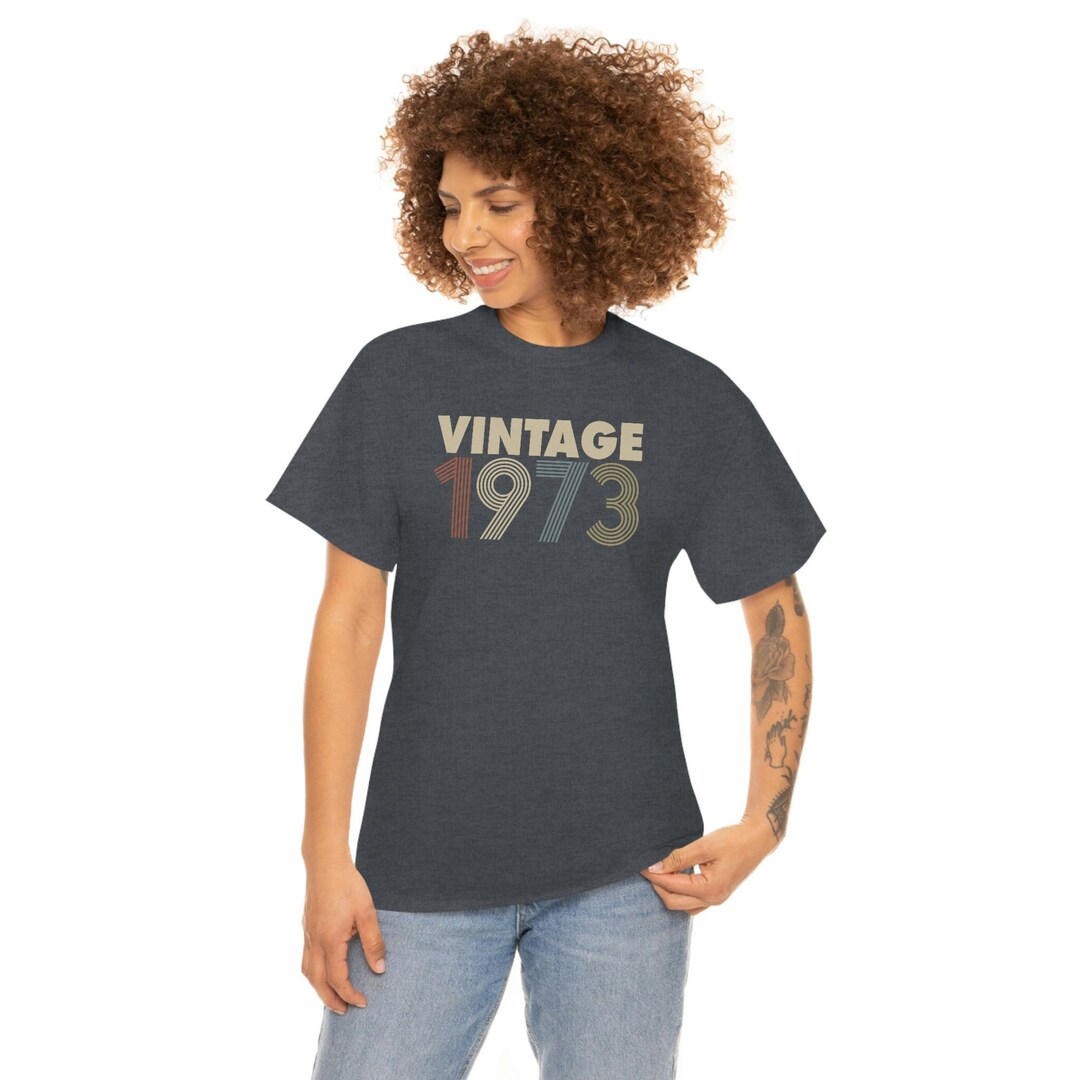 1973 Birthday Shirt 1973 Vintage Shirt Born in 1973 Tshirt 1973 Gifts ...