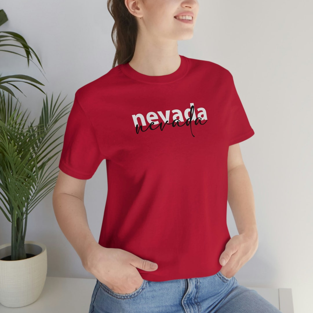 Camisa Nevada, Nevada Lover, Camisa NV, Souvenir Nevada, Nevada Gift, Bella Canvas Tee - Etsy España