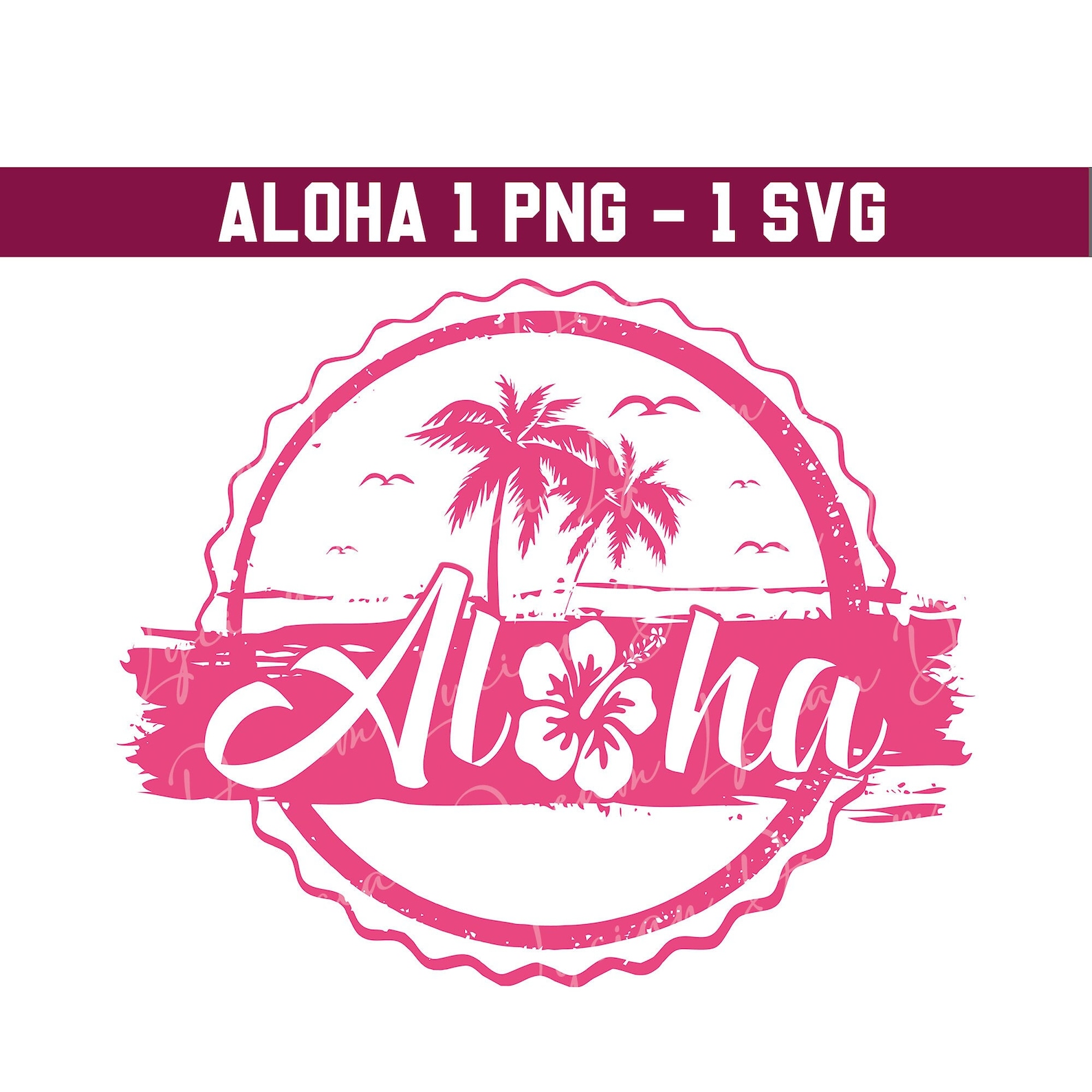 Hawaii Aloha Svg Png, Hawaii Beach Svg Png, Hibiscus Flower, Hawaiian ...