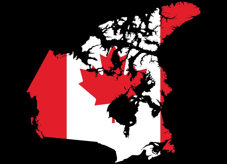 Canada Day Flag PNG Bundle of 10 Canadian Flags Distressed - Etsy