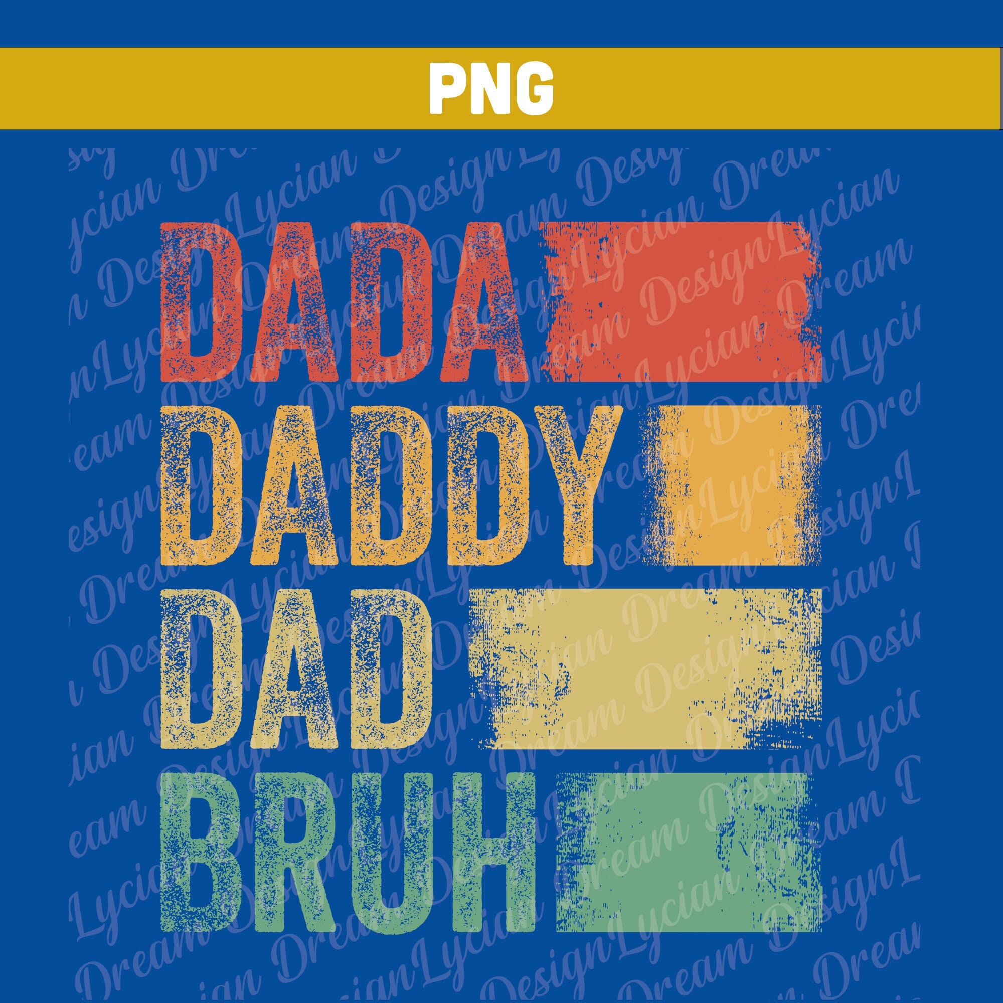 Dada Daddy Dad Bruh Png Vintage Dad Bruh Png Retro Dad Png - Etsy